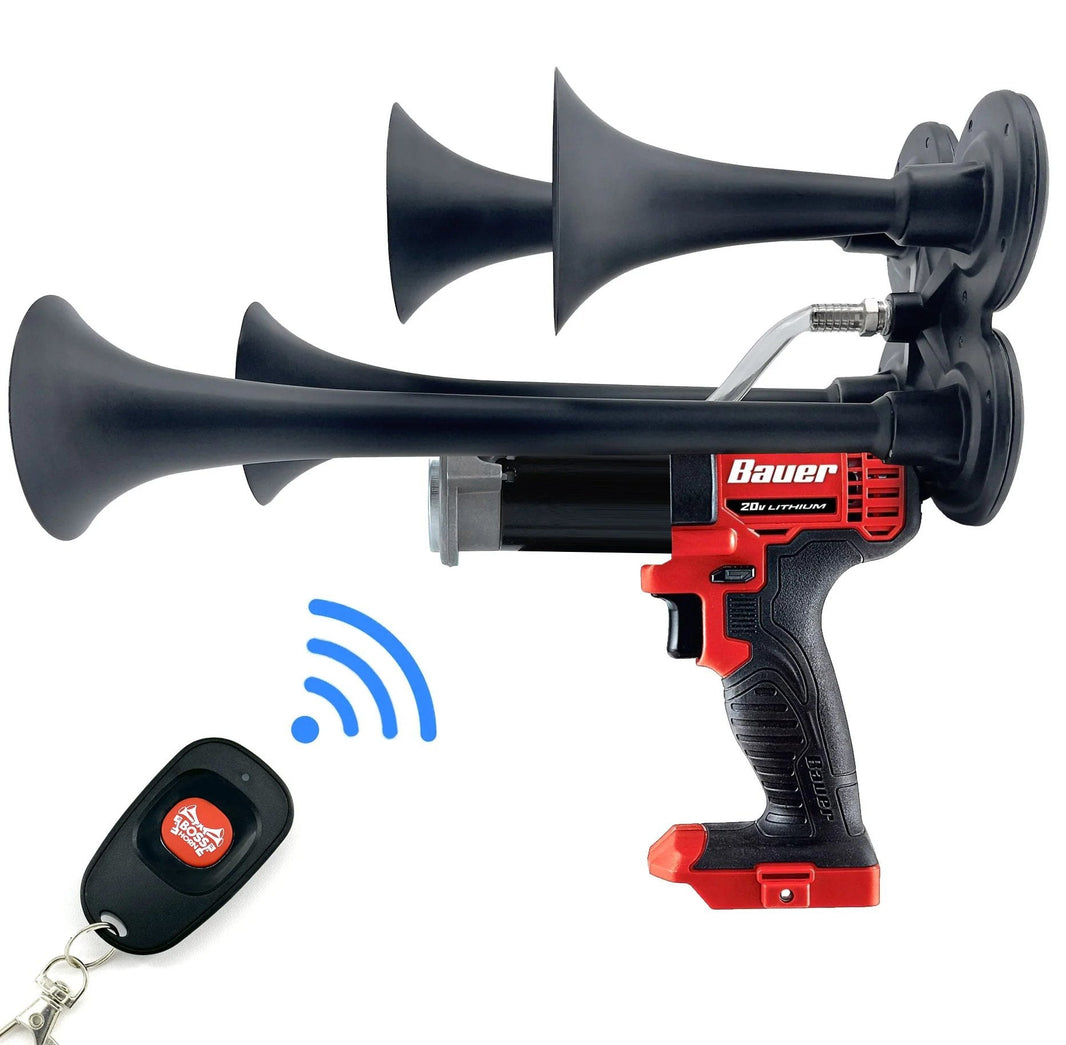 Horngun - Portable Drill Train Horn Gun with Remote Control