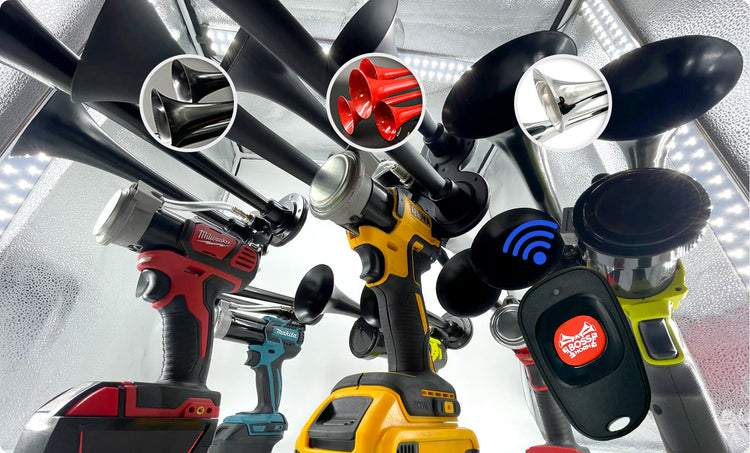 Horngun - Portable Drill Train Horn Gun with Remote Control