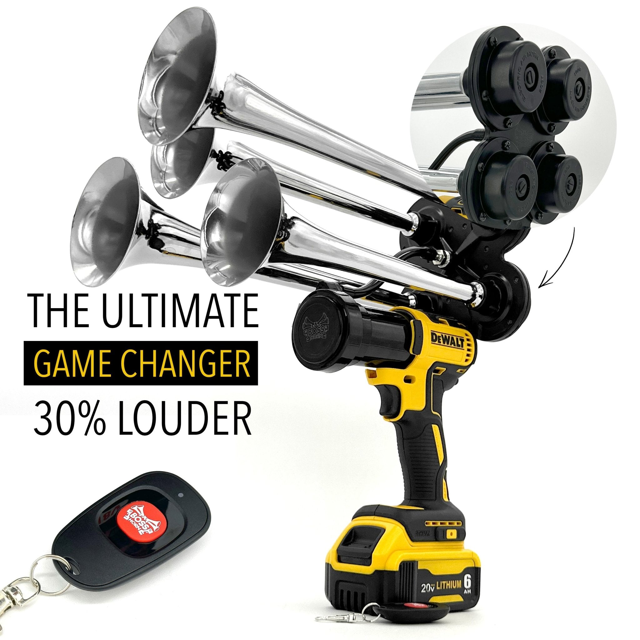 Premium DeWalt Train Horn Gun with Remote – Horngun