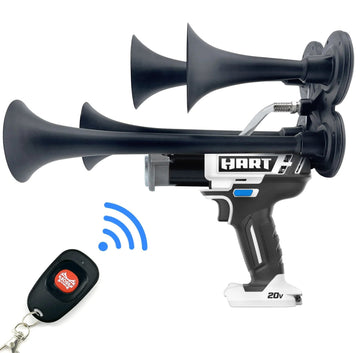 Train Horns made from an Impact Drill with Remote Control – Horngun