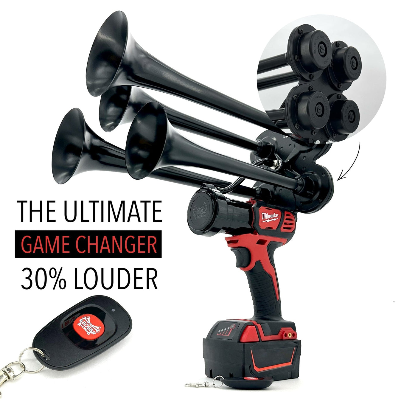 Premium Milwaukee Train Horn Gun with Remote – Horngun