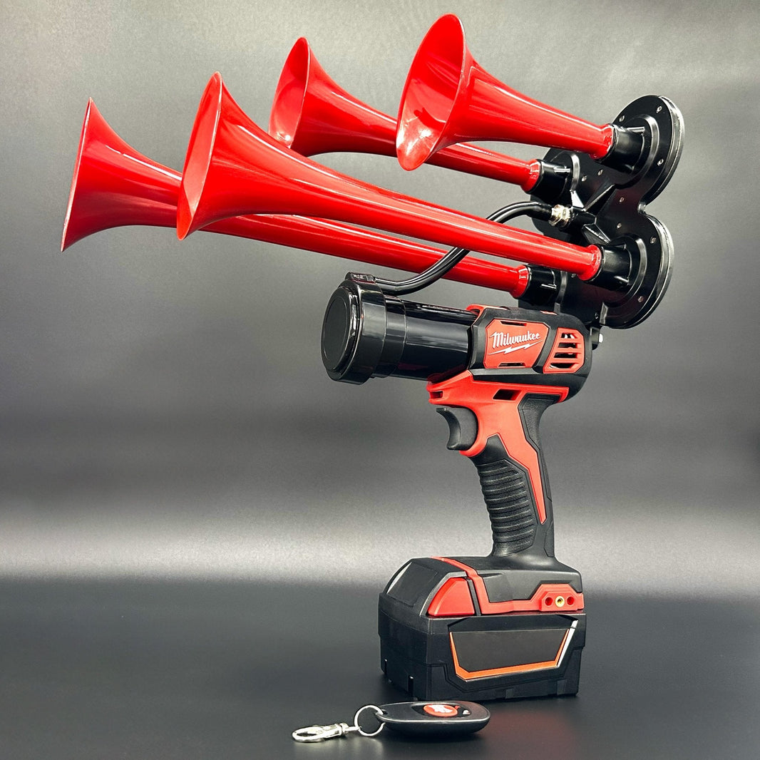 Horngun - Portable Drill Train Horn Gun with Remote Control